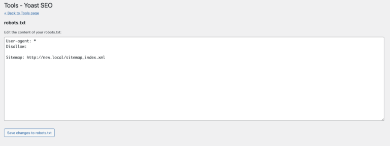 The robots.txt file in Yoast SEO • Yoast