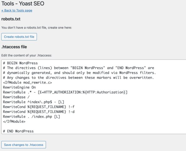 How to edit .htaccess through Yoast SEO • Yoast