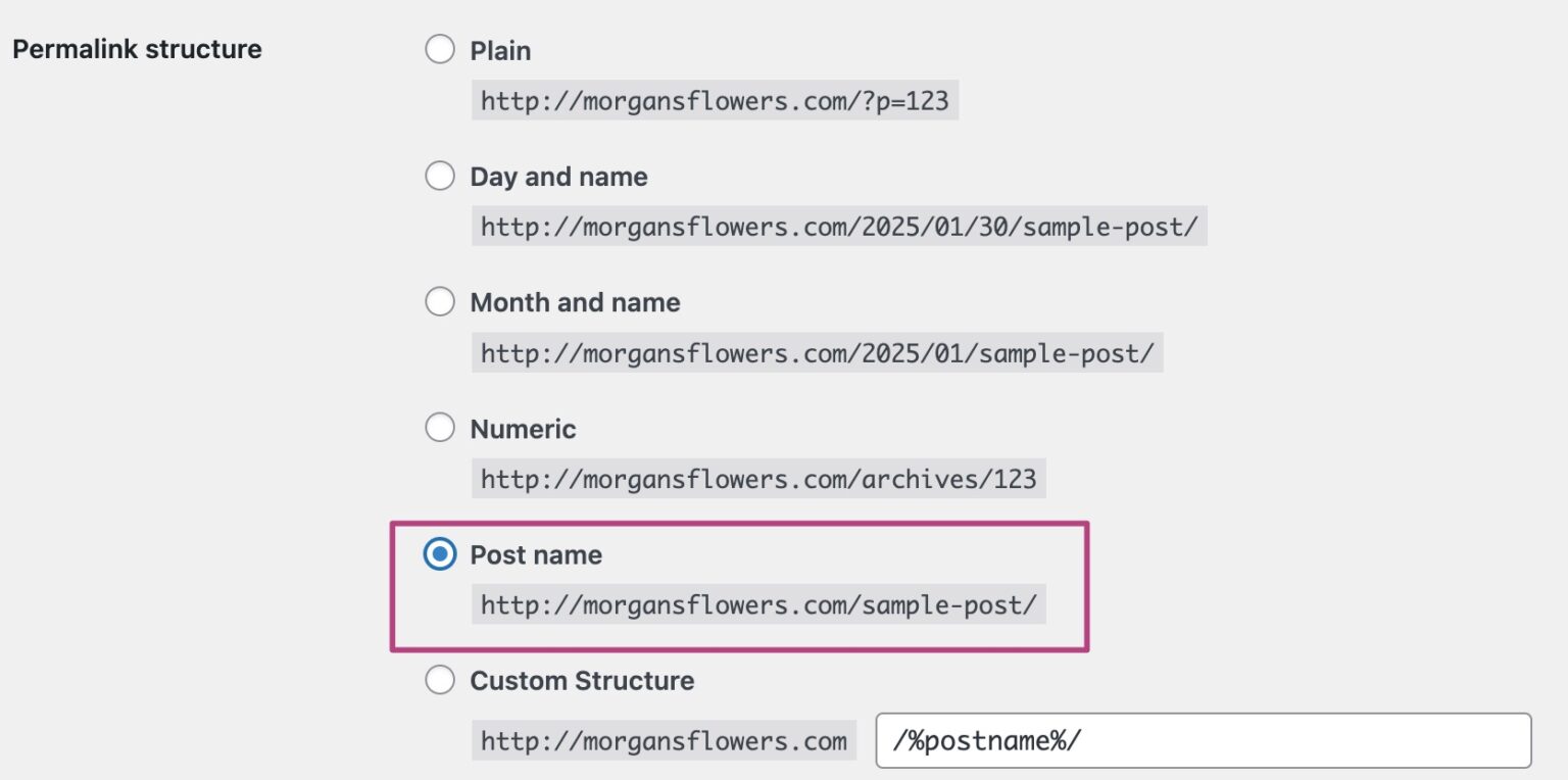 How to change the permalink structure • Yoast