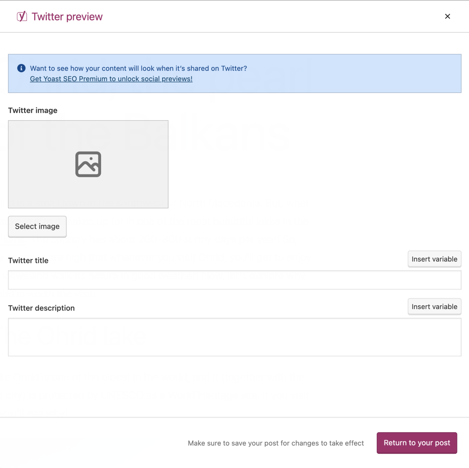 How to set custom Twitter meta tags • Yoast