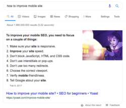 How to get a Google answer box • Yoast
