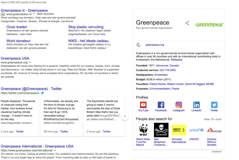 Elements of Google Search Engine Results Page • SEO for beginners • Yoast