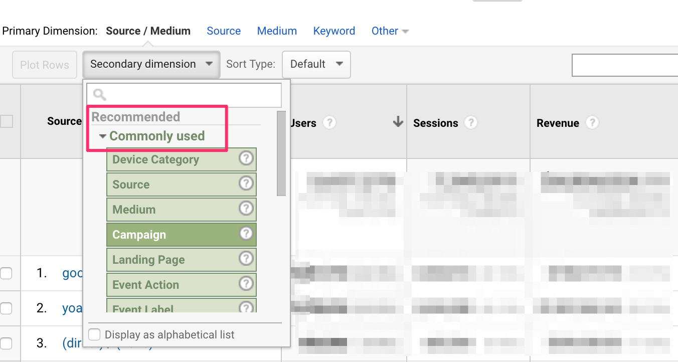 Secondary dimensions in Google Analytics • Yoast