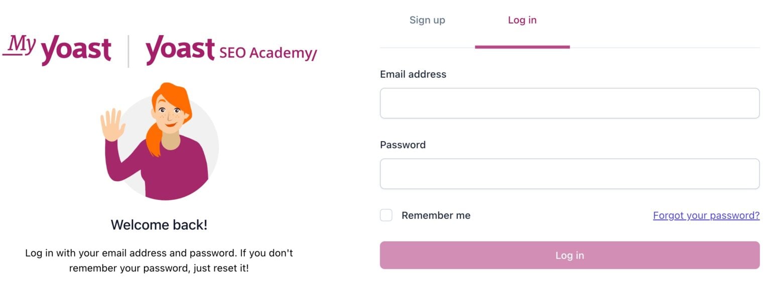 How to log in to MyYoast • Yoast
