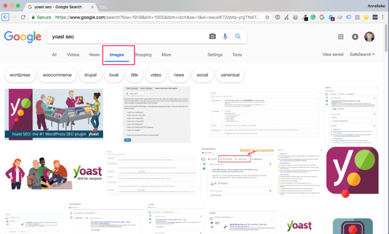 Check your image search traffic in Google Analytics • Yoast