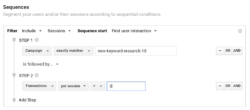 Sequence segments in Google Analytics • Yoast