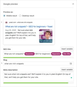 How to use the Google / snippet preview in Yoast SEO • Yoast