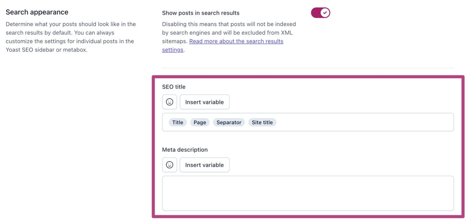How to change SEO title and meta description templates in Yoast SEO • Yoast