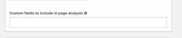 Add custom fields to Yoast SEO Premium plugin settings • Yoast