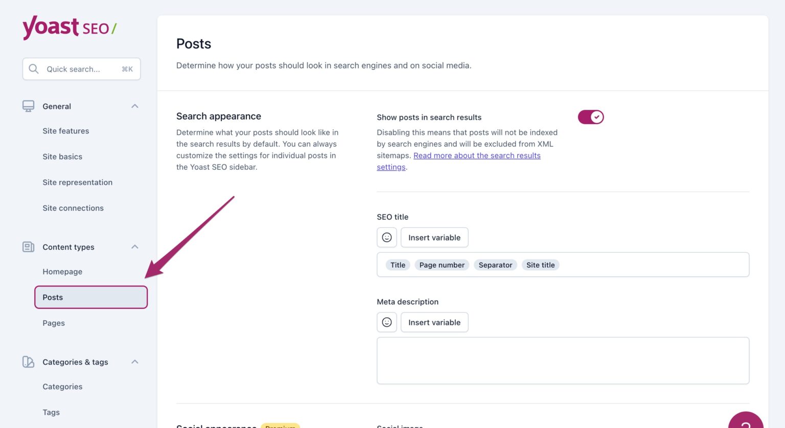 Add custom fields to Yoast SEO Premium plugin settings • Yoast
