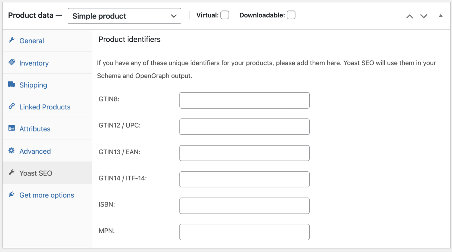 How to add product identifiers with WooCommerce SEO • Yoast