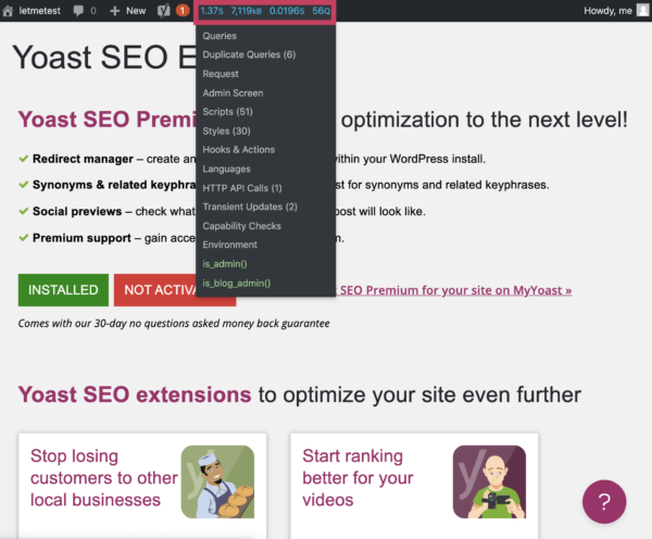 Troubleshooting connection issue with Query Monitor Plugin • Yoast