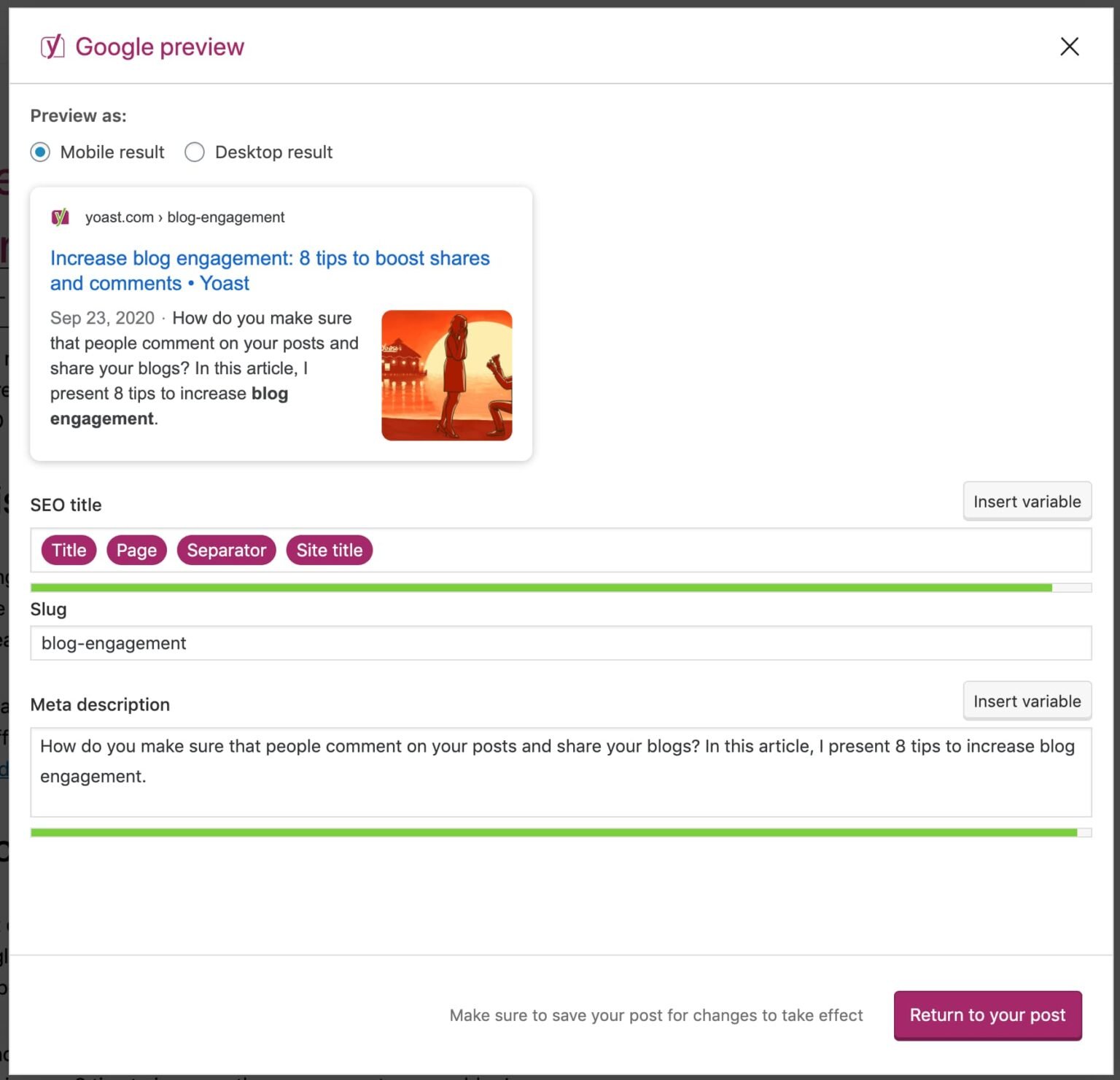 How to optimize a blog post for search engines: a checklist! • Yoast