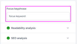 The perfect focus keyword for your post or page • Yoast
