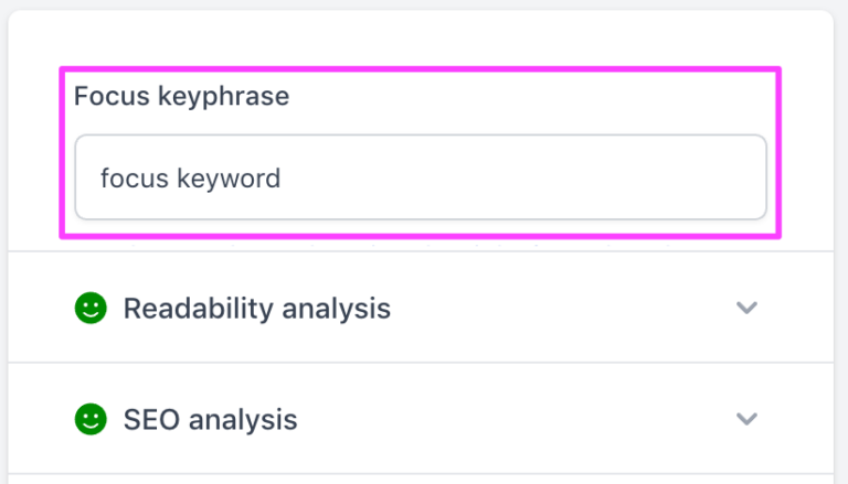 The perfect focus keyword for your post or page • Yoast