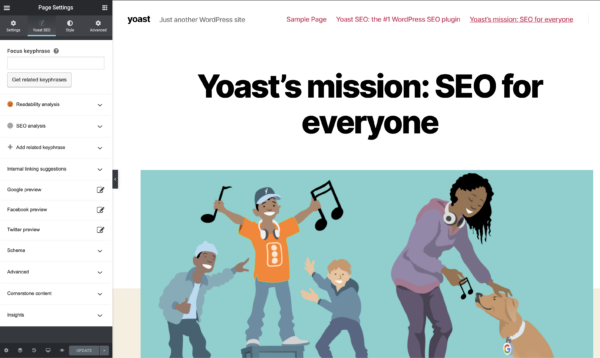 How to use Yoast SEO in Elementor • Yoast