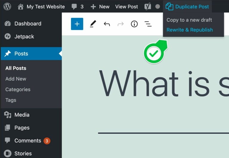 How to rewrite and republish content with Yoast Duplicate Post • Yoast