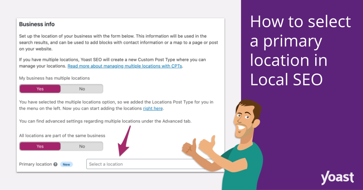 How to set a primary location in Local SEO • Yoast