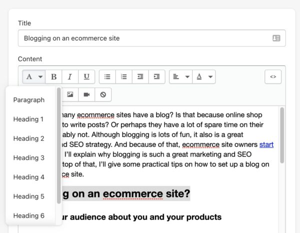 How To Use Headings On Your Site 2022 