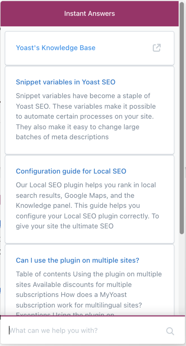 How can I get support? • Yoast