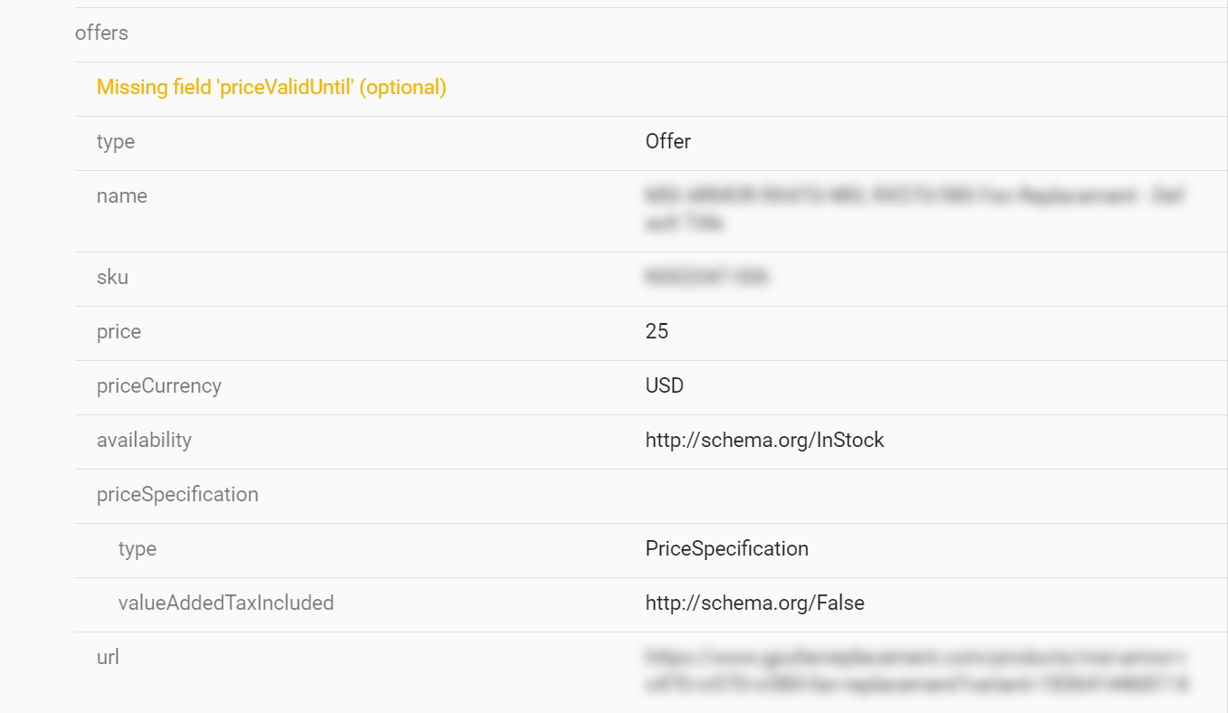 Warnings about missing SKU or identifier properties • Yoast