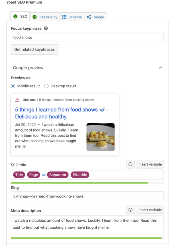 How to use the Google snippet preview in Yoast SEO • Yoast