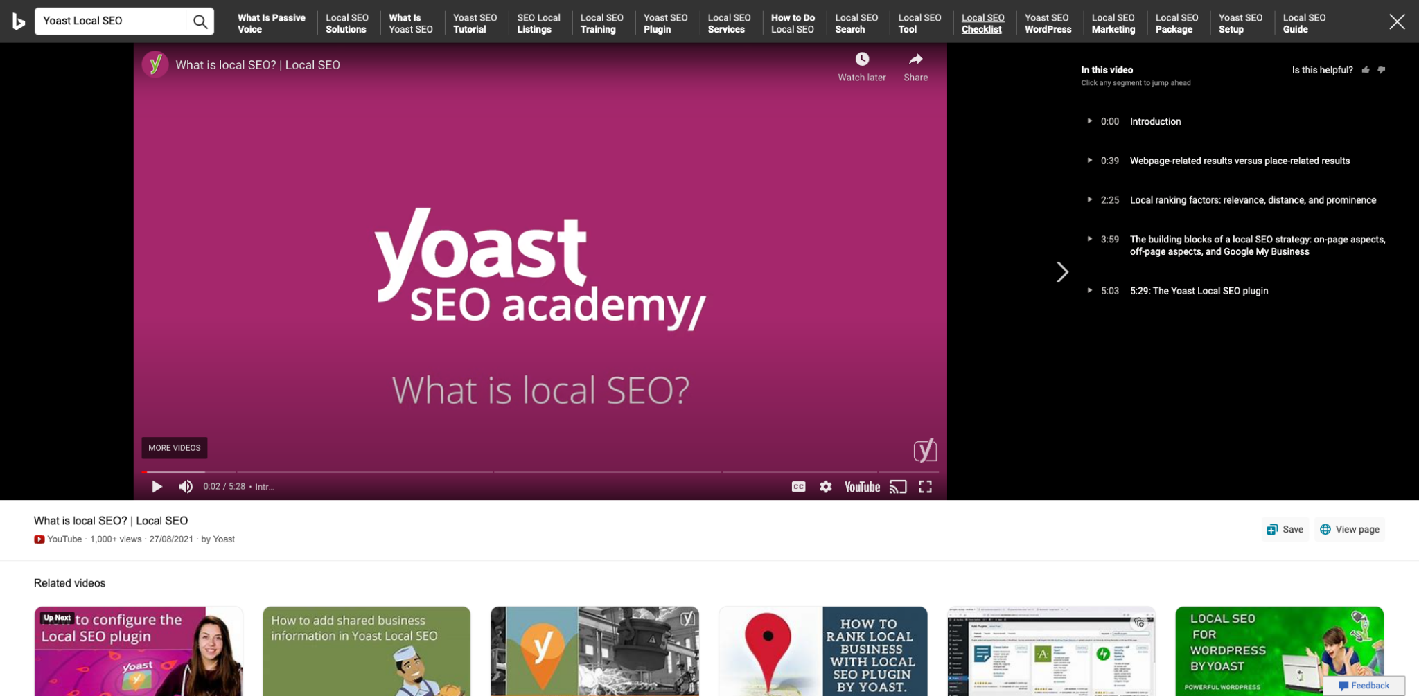 Google Video vs. Bing Video: How do they rank videos? • Yoast