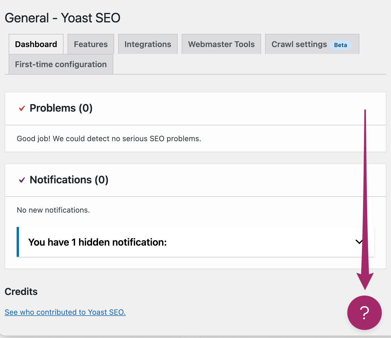 Help beacon notification • Yoast