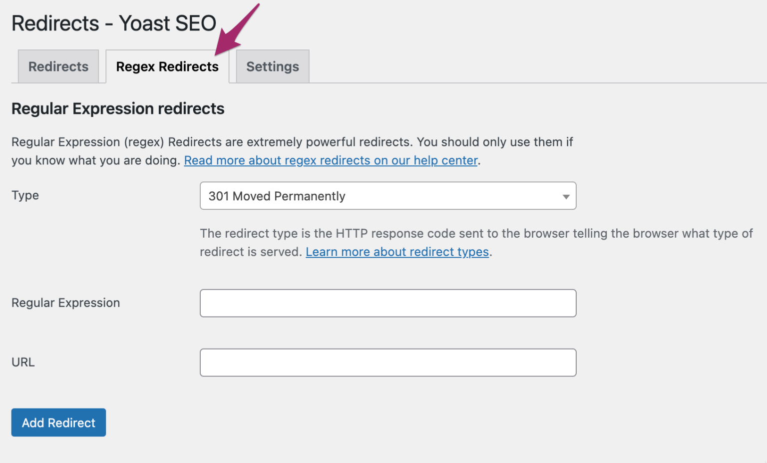 The redirect manager in Yoast SEO Premium • Yoast