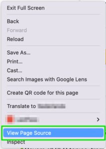 How to view the page source of your site • Yoast