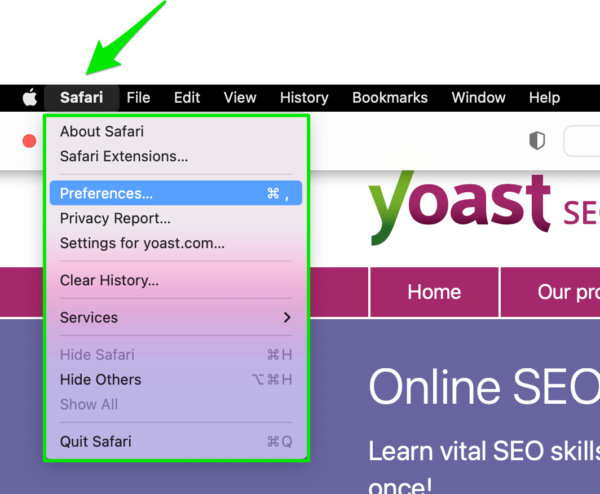 How to view the page source of your site • Yoast