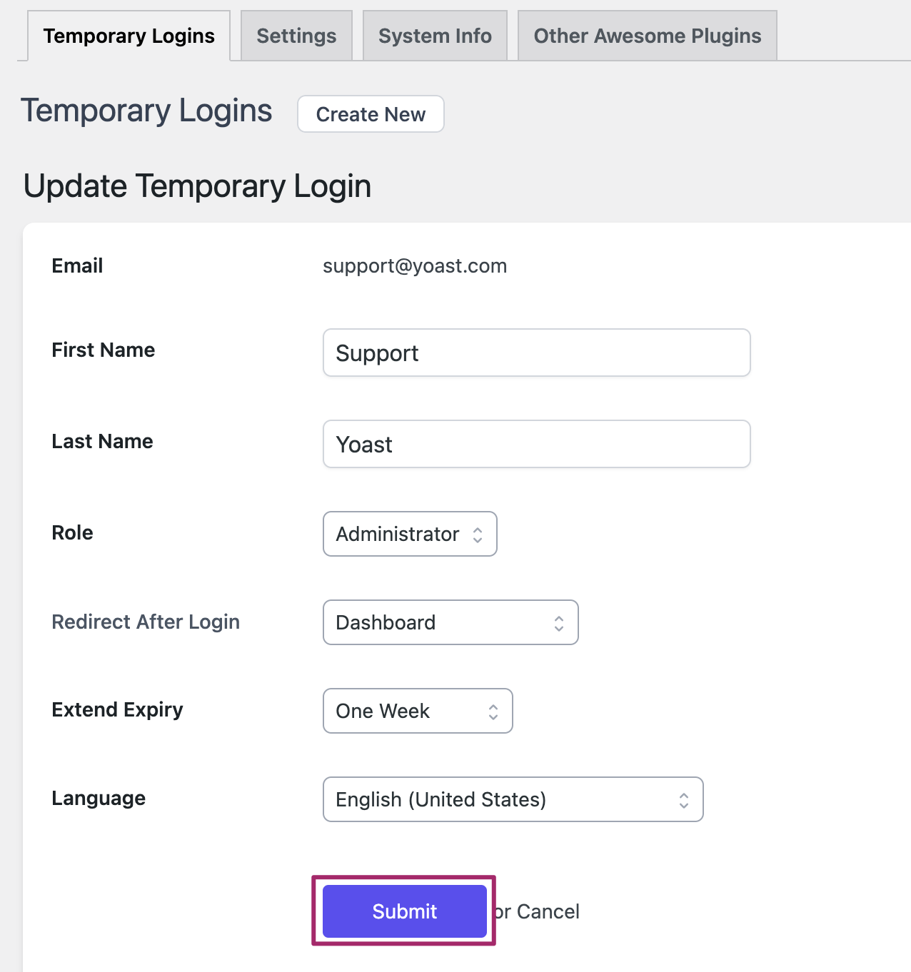 How to create a temporary login link • Yoast