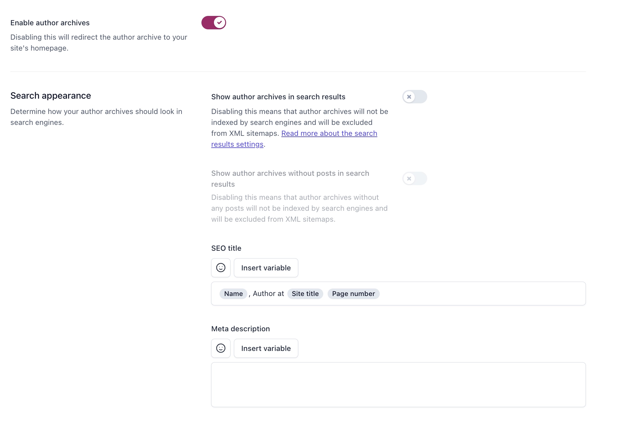 Customize the author sitemap • Yoast