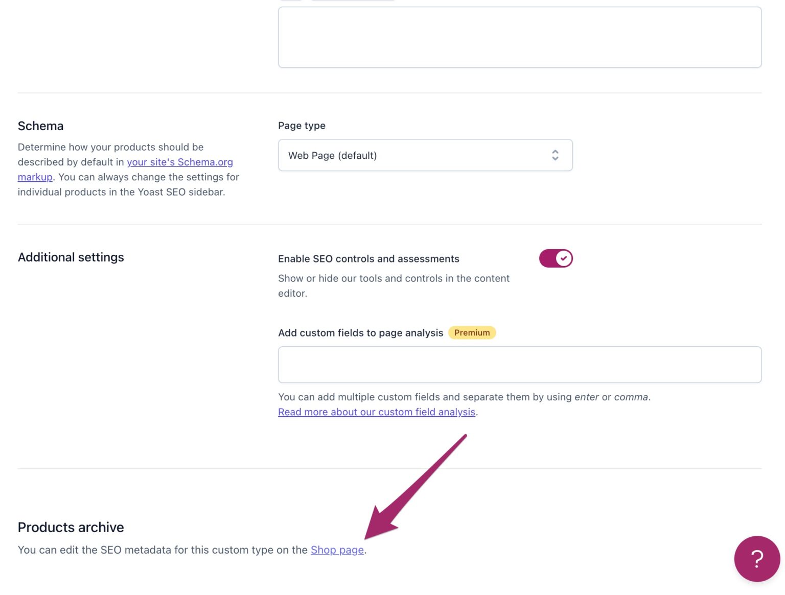 The breadcrumbs title setting • Yoast
