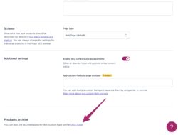 The breadcrumbs title setting • Yoast