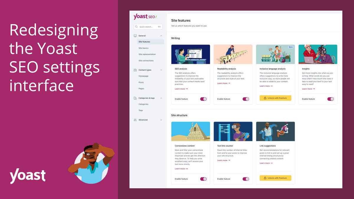 Redesigning The Yoast Seo Settings Interface • Yoast