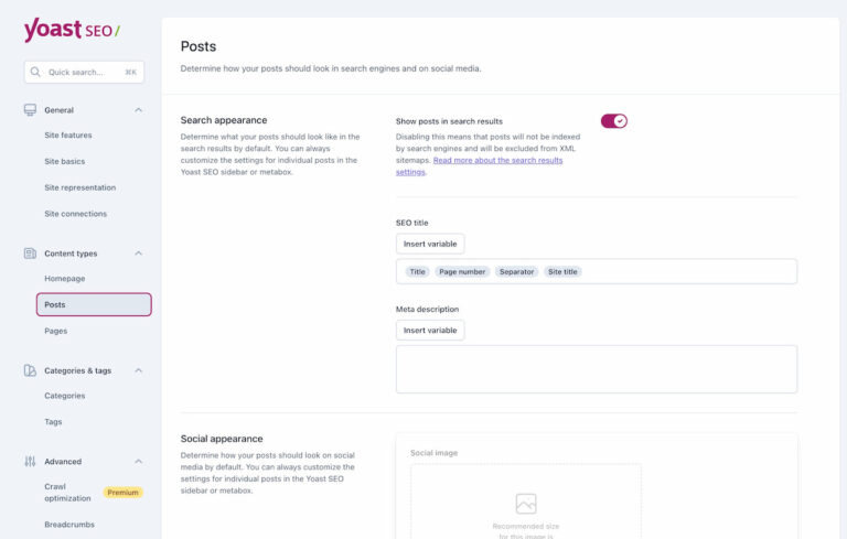 Yoast SEO 20.0: A brand-new settings interface • Yoast