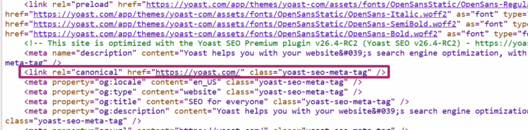 rel=canonical tag: the ultimate guide to canonical URLs • Yoast