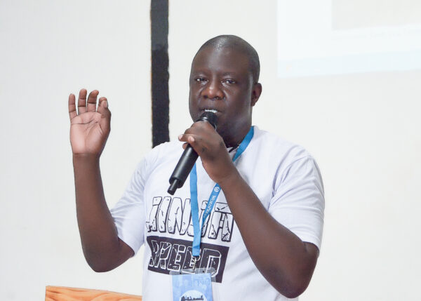 Stephen Dumba receives our Care fund for his contribution to WordPress