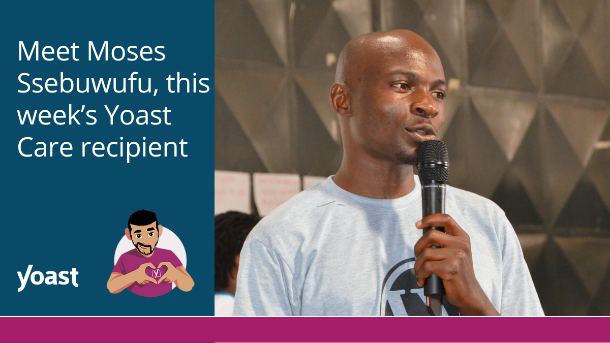 Moses Ssebuwufu receives the Yoast Care fund for his contribution to ...