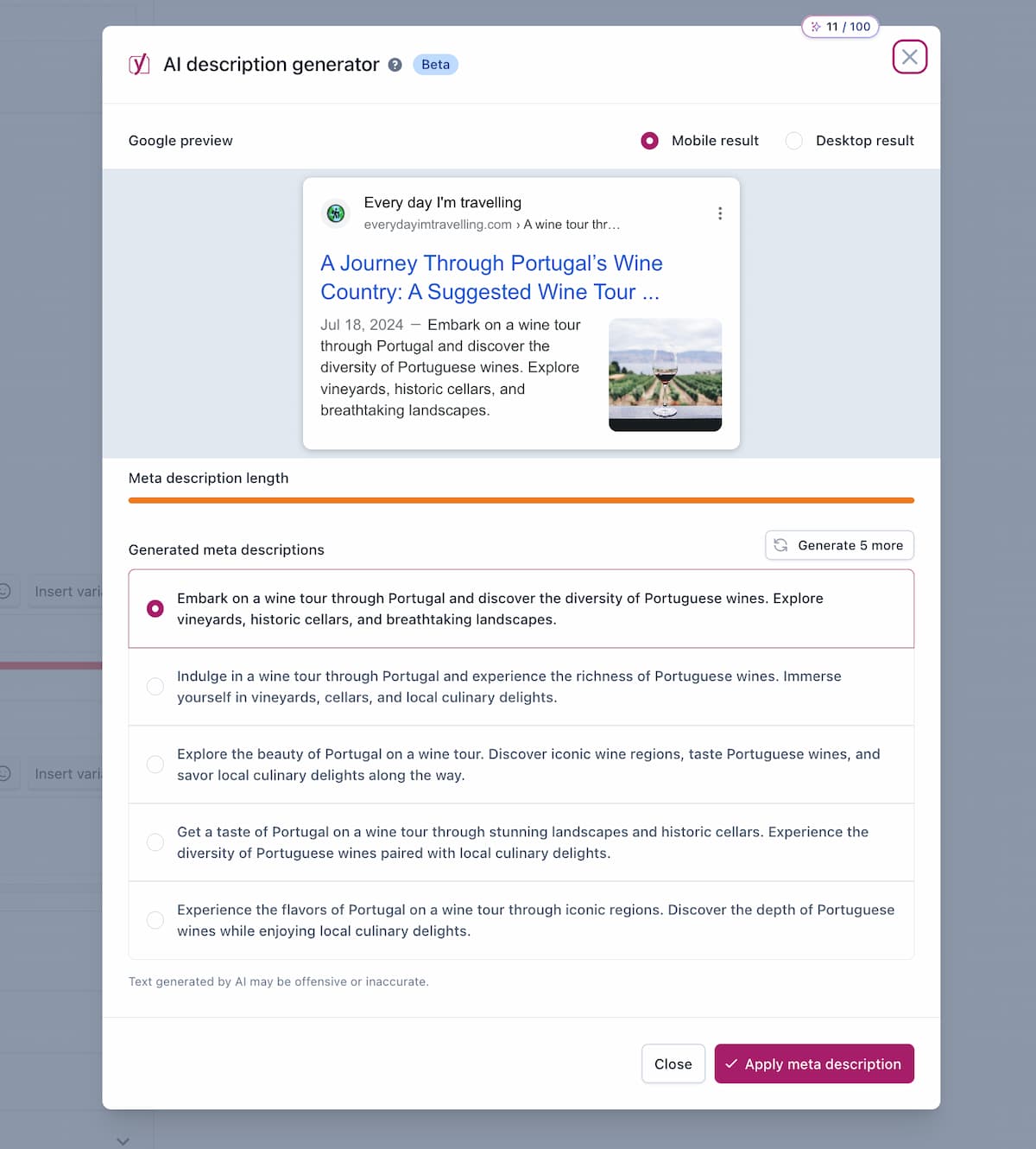 How to create a good meta description • Yoast