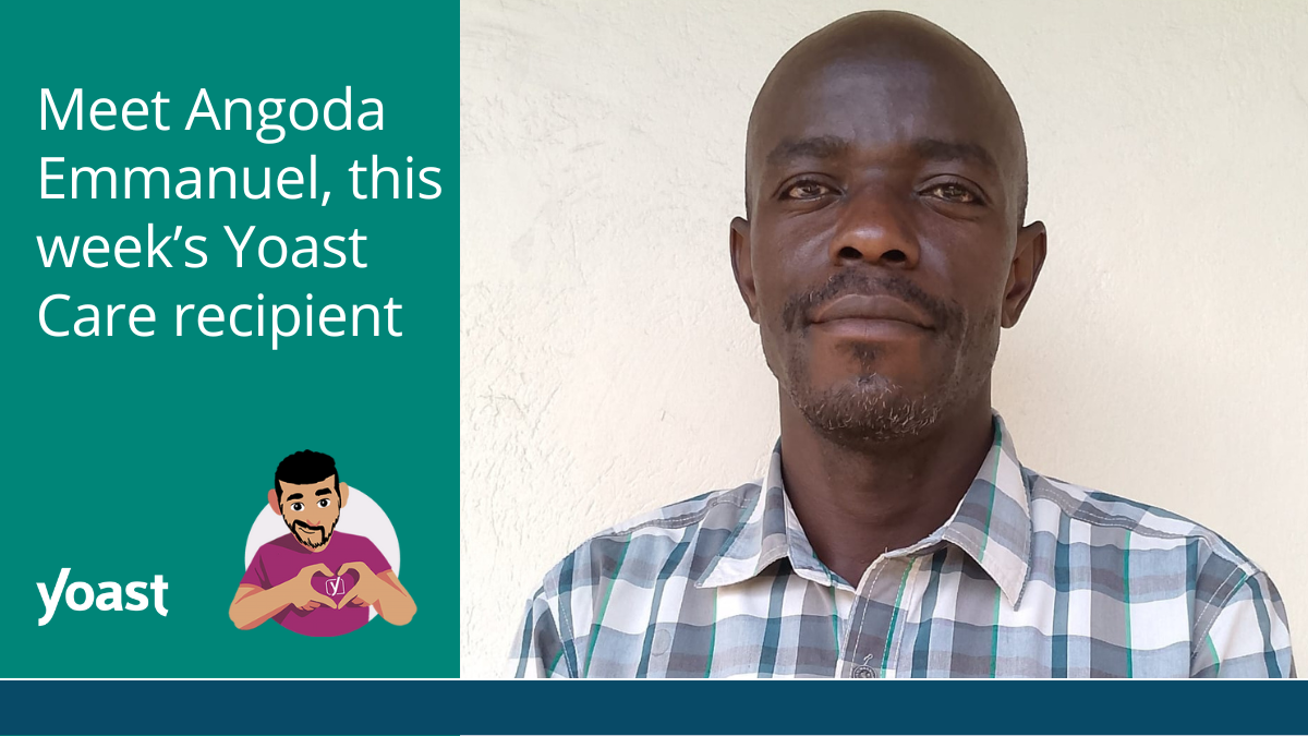 Angoda Emmanuel receives the Yoast Care fund for his contribution to ...