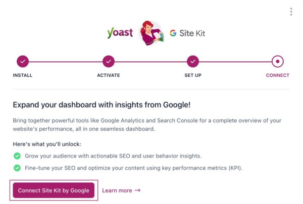 How to enable the Site Kit integration • Yoast