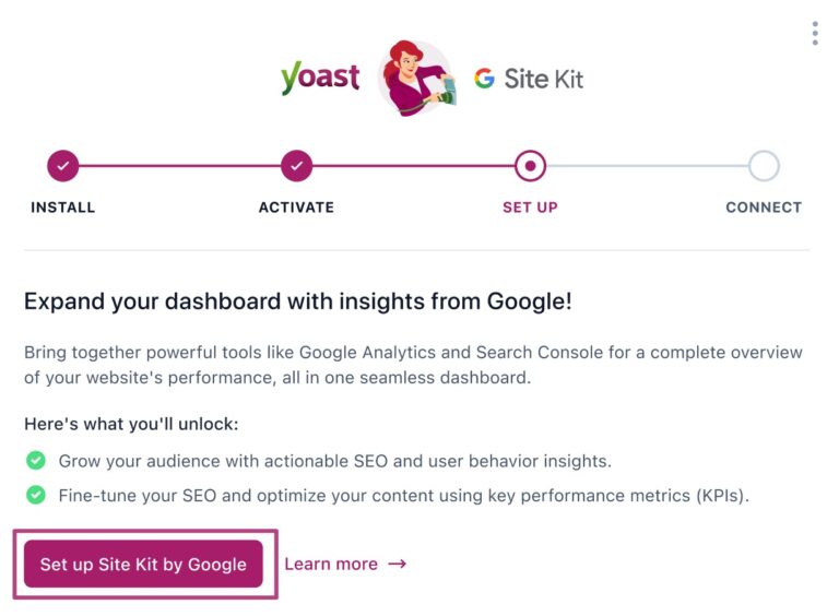 How to enable the Site Kit integration • Yoast