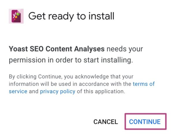 How to install the Yoast SEO Google Docs add-on • Yoast